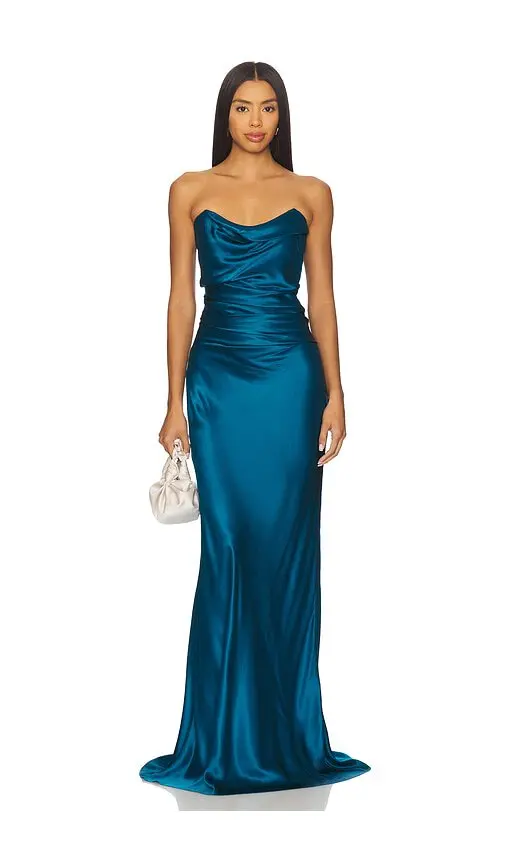 THE SEI Cowl Bustier Gown
