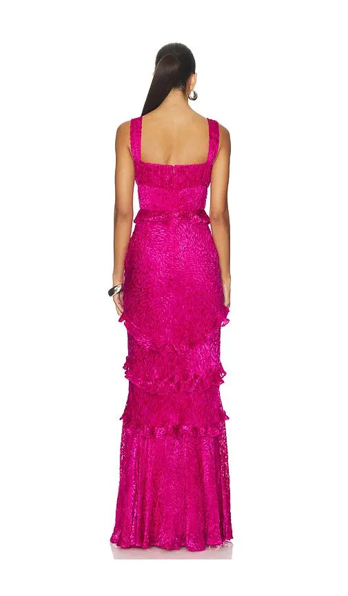 Saloni Chandra Dress - Fuchsia