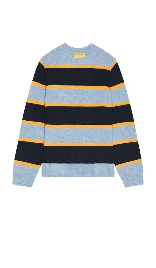 Guest In Residence Stripe Crew Neck Sweater