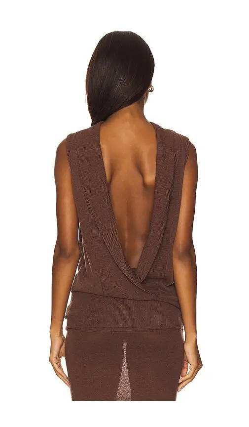 GEEL Serra Tunic Top - Chocolate
