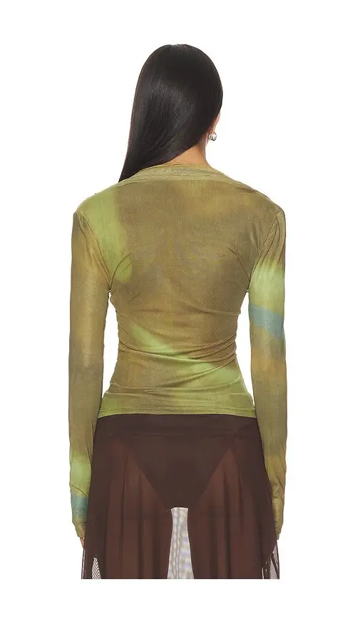 MADISON THE LABEL Laury Mesh Top
