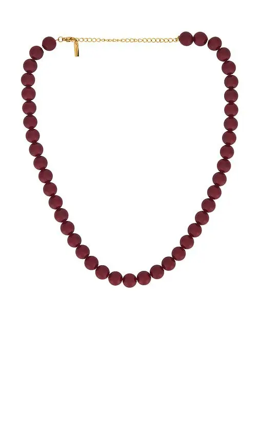 CASA CLARA Lou Beaded Necklace - Red