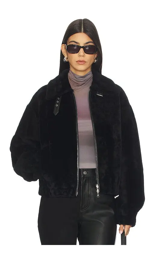 Helmut Lang Shearling Bomber