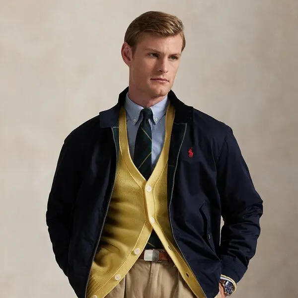 Ralph Lauren The Bedford Twill Jacket - Collection Navy
