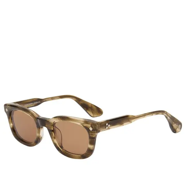 LUNETTERIE GÉNÉRALE One More Night Sunglasses - Olive/palladium
