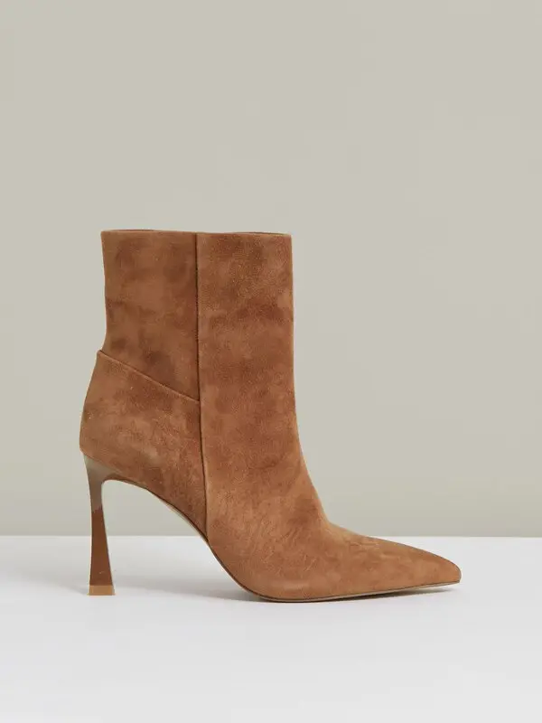 REISS Carina High Heel Ankle Boots