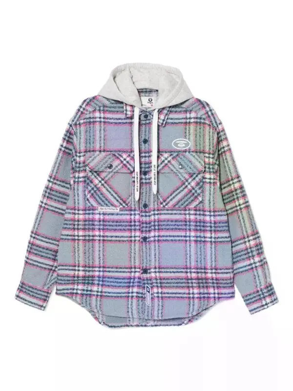 AAPE BY *A BATHING APE Logo-embroidered Jacket - Grey