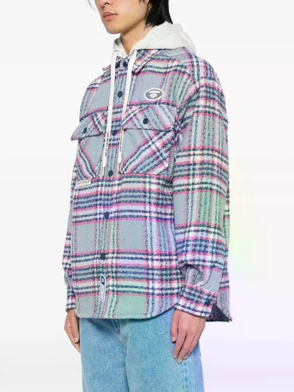 AAPE BY *A BATHING APE Logo-embroidered Jacket - Grey