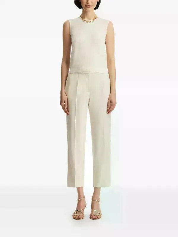 Oscar De La Renta Sleeveless Top - Neutrals