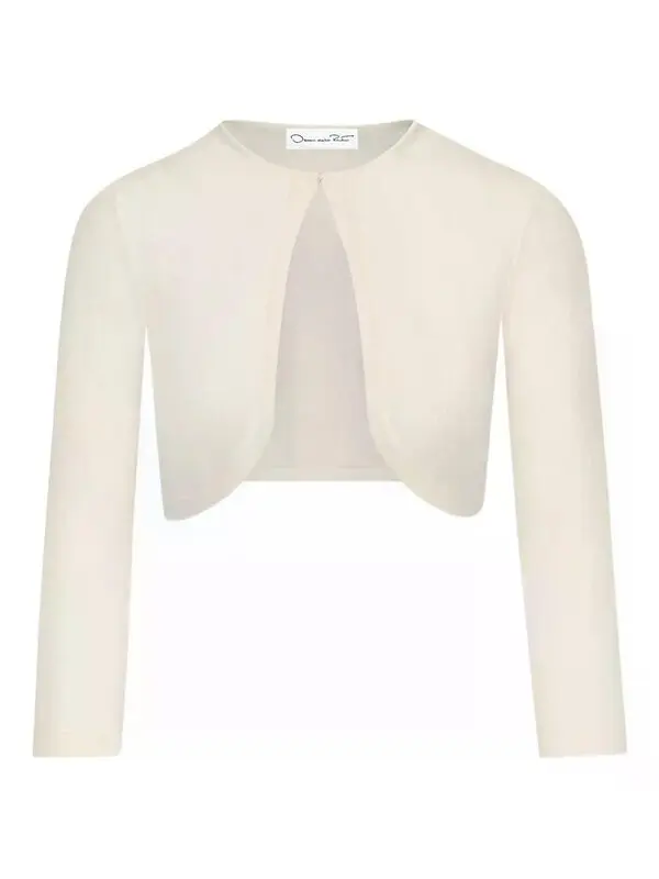 Oscar De La Renta Three-quarter Sleeve Bolero