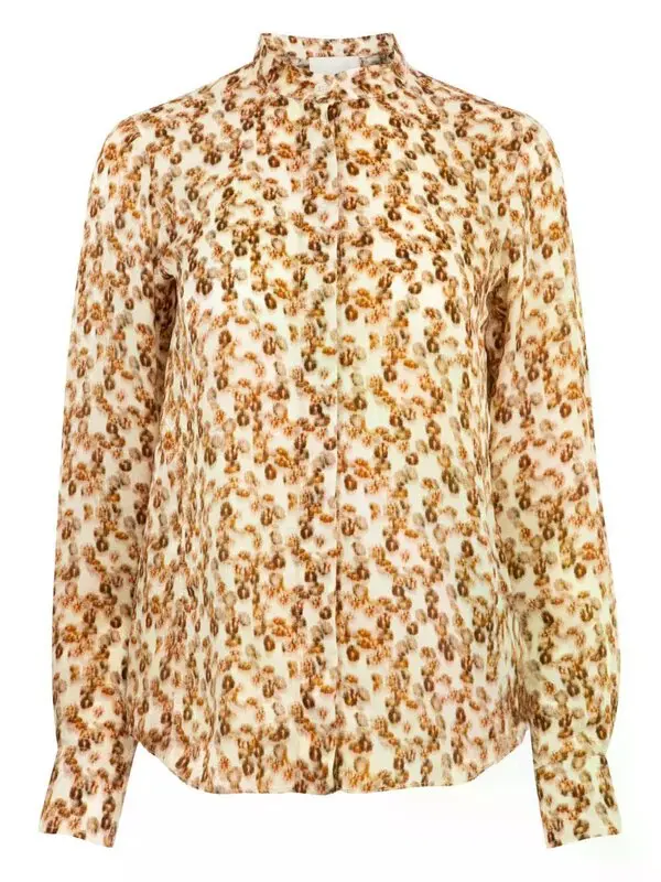 Isabel Marant Étoile Ilda Floral-print Blouse - Brown