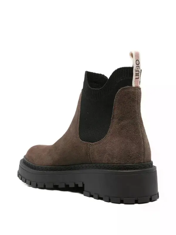 Liu Jo Beatles Suede Elastic-panel Boots