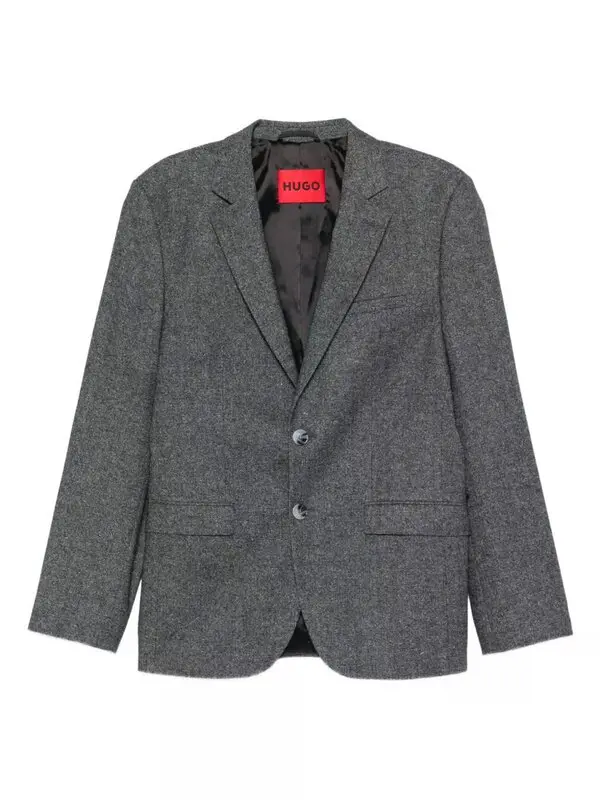 Hugo Single-breasted Blazer - Grey