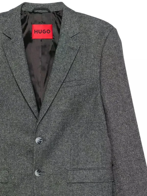 Hugo Single-breasted Blazer - Grey