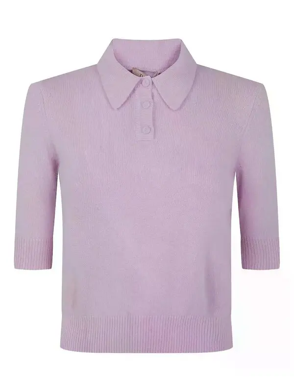 TWINSET Ribbed Polo Shirt