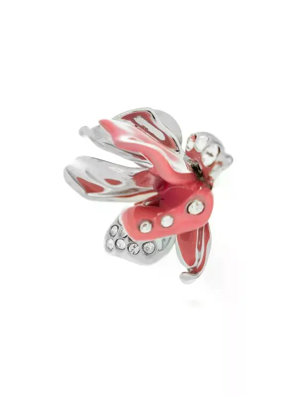 Marni Flower-motif Crystal-embellished Earrings