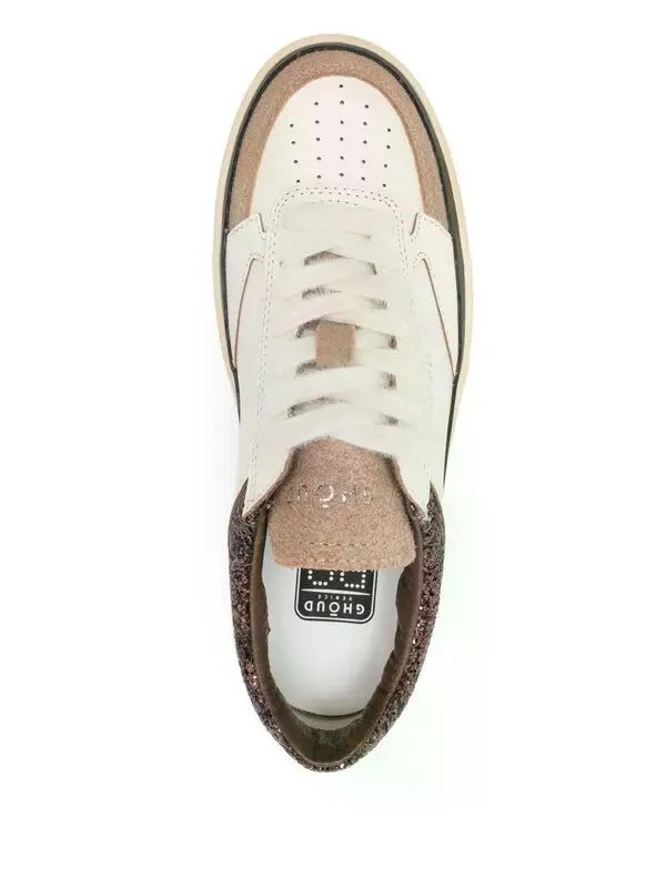 GHOUD VENICE Pads Glitter-detail Panelled Sneakers