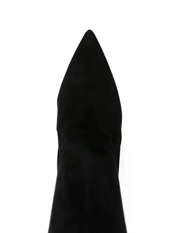 STUART WEITZMAN Suede Pointed-toe Boots