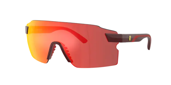 SCUDERIA FERRARI Sunglasses - Dark Grey Mirror Red,yellow