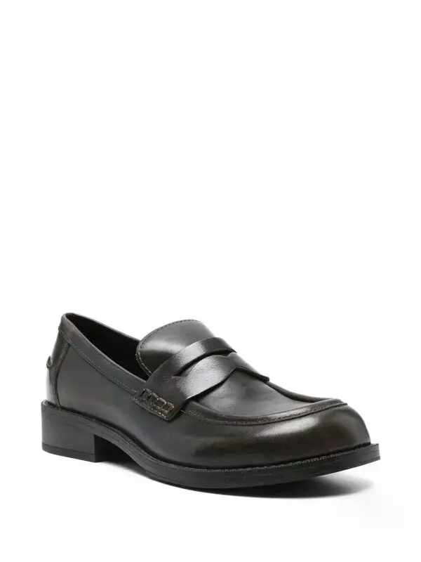 Ash Penny Leather Loafers