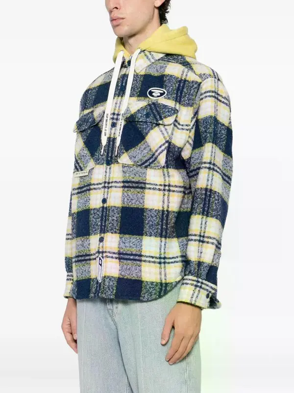 AAPE BY *A BATHING APE Logo-embroidered Jacket - Blue