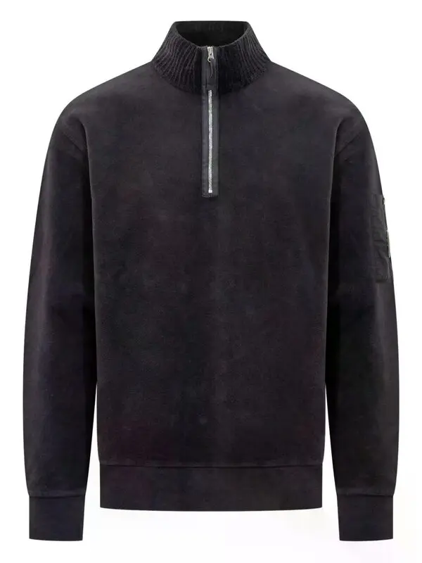 C.P. COMPANY Half-zip Lens-detail Sweatshirt