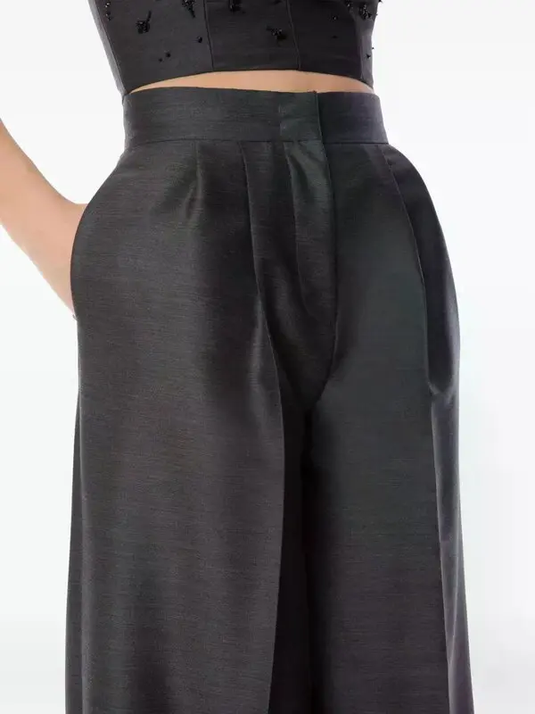 Alberta Ferretti High-waisted Tailored Trousers
