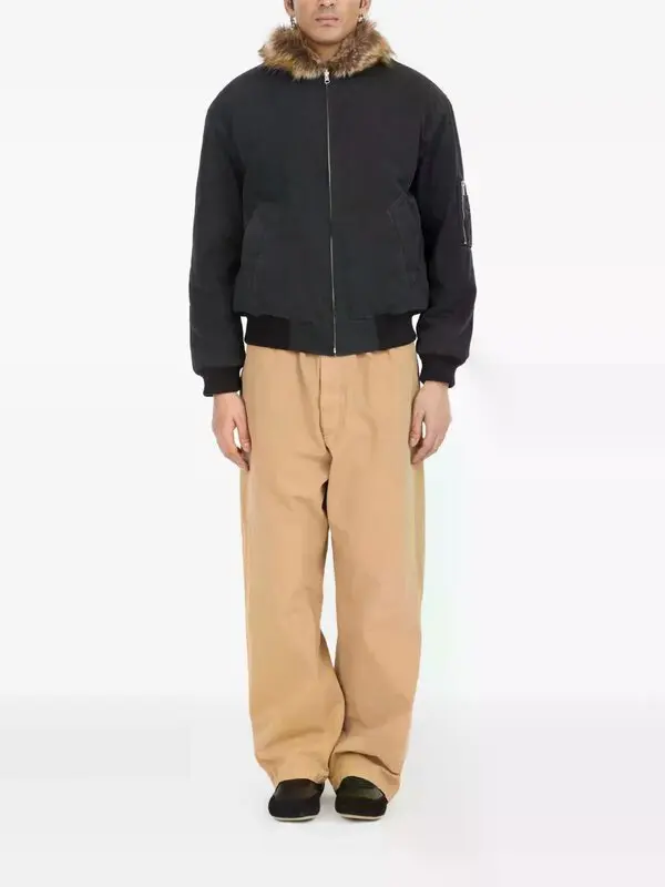 MAISON MARGIELA Fur-collar Cotton Jacket