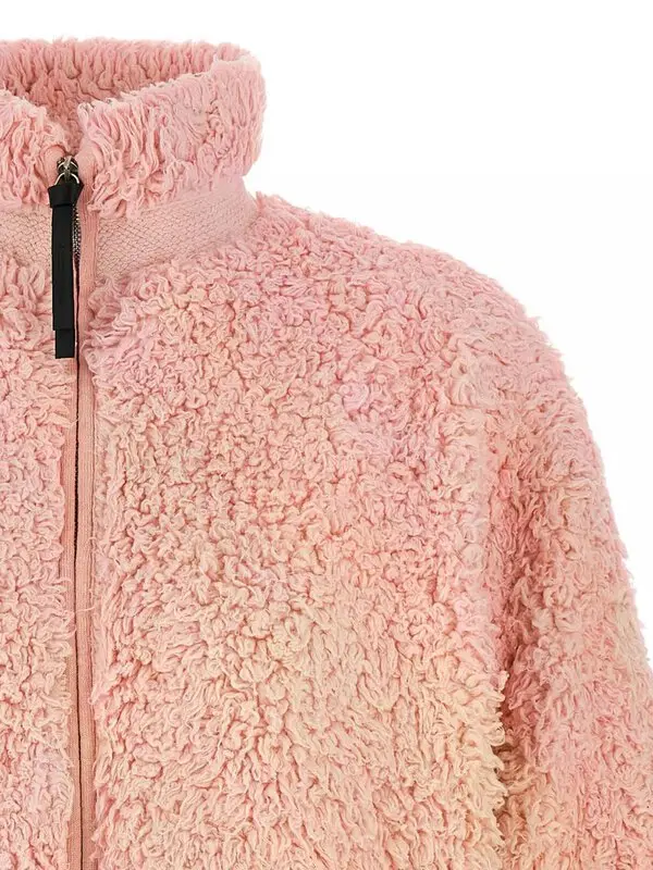 JIL SANDER Teddy-effect Zip-front Jacket - Pink