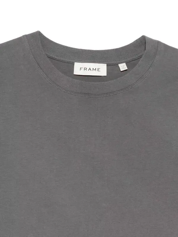 FRAME Logo-print T-shirt - Grey