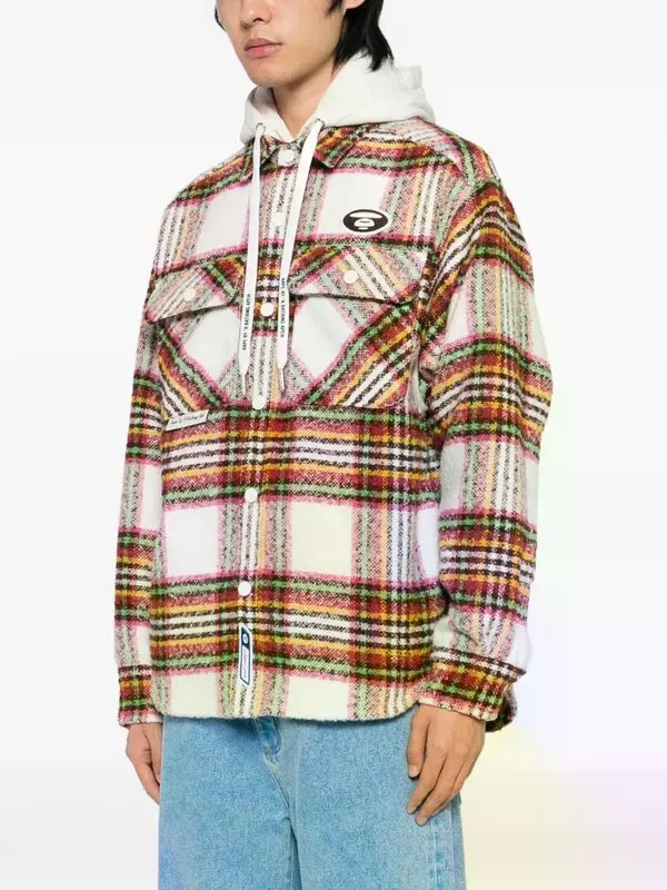 AAPE BY *A BATHING APE Logo-embroidered Jacket - Neutrals