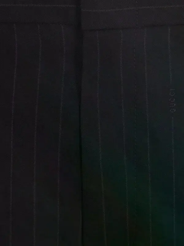 Gucci Pinstripe Wool Jacquard Trousers