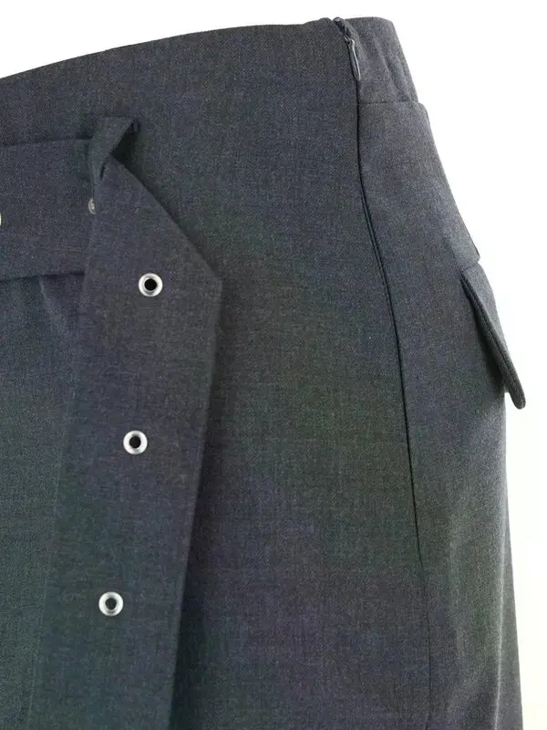 LOW CLASSIC Belted Wrap Skirt