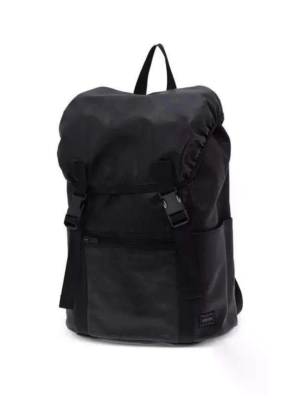 PORTER-YOSHIDA & CO Leather Drawstring Backpack