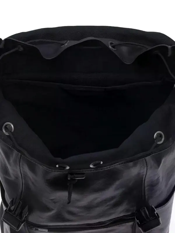 PORTER-YOSHIDA & CO Leather Drawstring Backpack