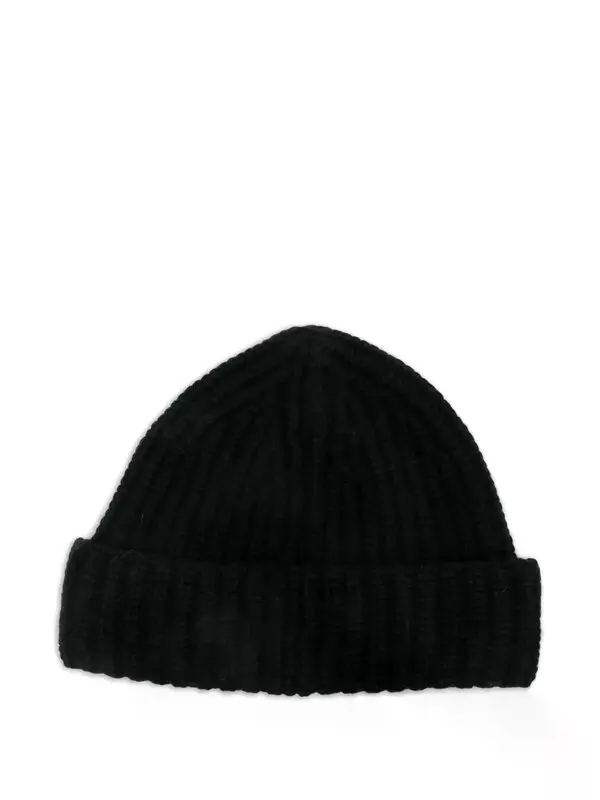 Études Studio Ribbed-knit Beanie - Black