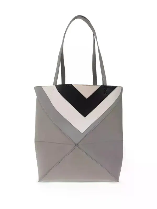 Loewe Puzzle Fold Chevron Panel Tote Bag