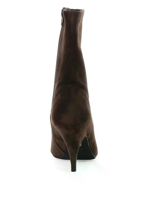 Jeffrey Campbell Pointed-toe Suede Ankle Boots