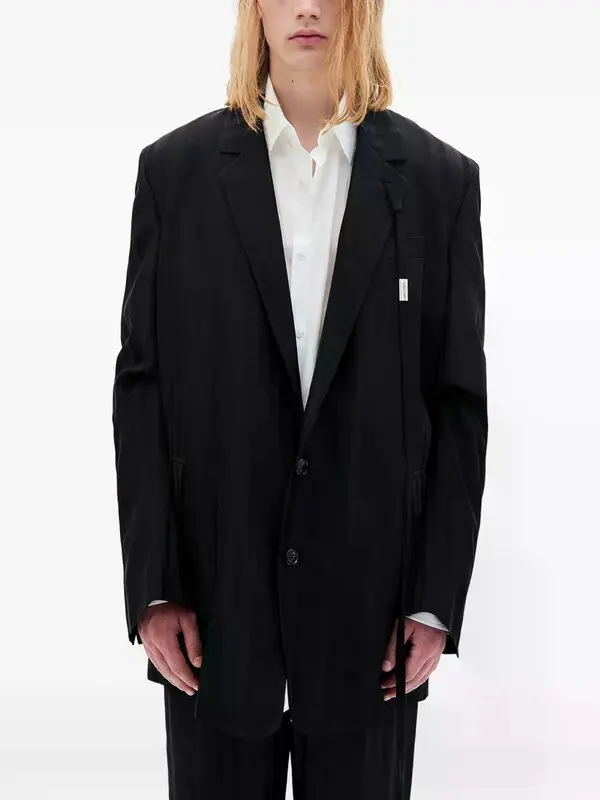 ANN DEMEULEMEESTER Strap-detail Blazer