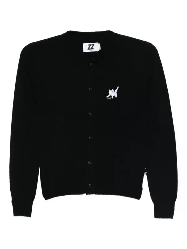 Izzue Logo-embroidered Cardigan