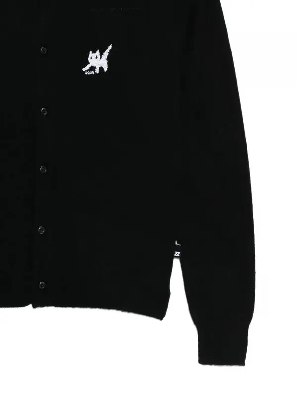 Izzue Logo-embroidered Cardigan