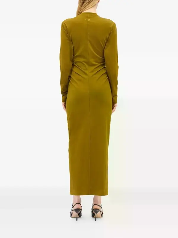 MSGM Zip-front Gathered Dress