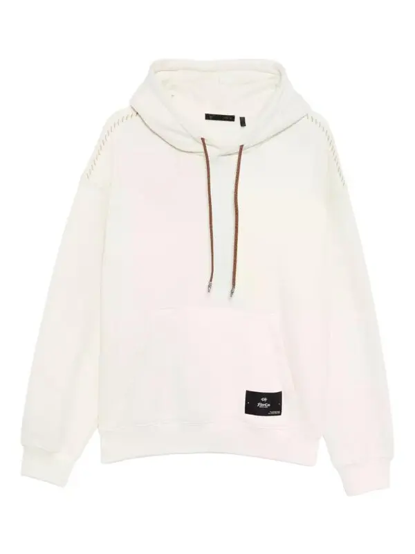 FIVE CM Contrast-stitch Hoodie