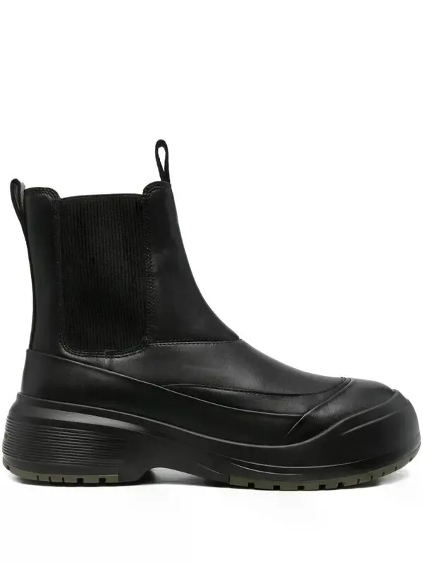 Emporio Armani Chunky Crust Ankle Boots