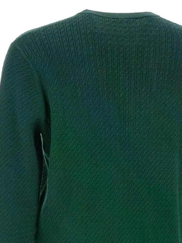 DIKTAT Cable-knit Crew-neck Sweater