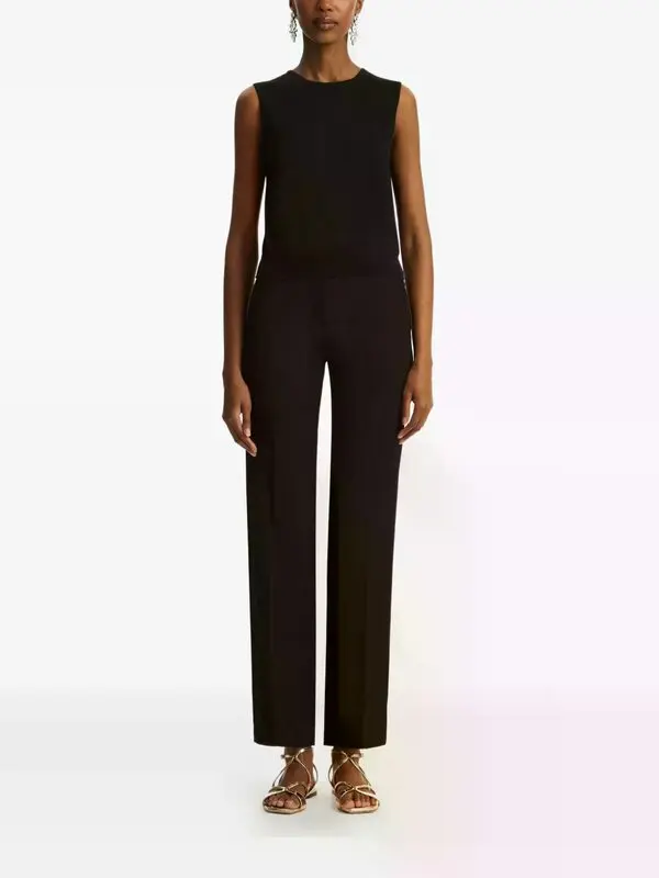 Oscar De La Renta Sleeveless Top - Black