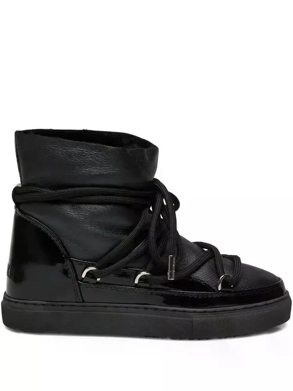 Inuikii Classic Patent Leather Lace-up Sneakers