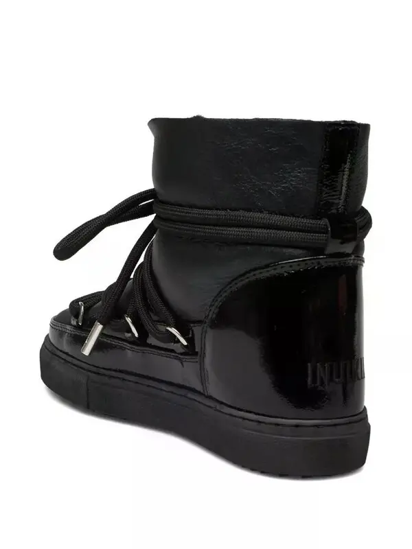 Inuikii Classic Patent Leather Lace-up Sneakers