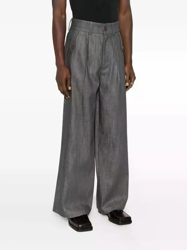 LABRUM Pleated Pocket Pants
