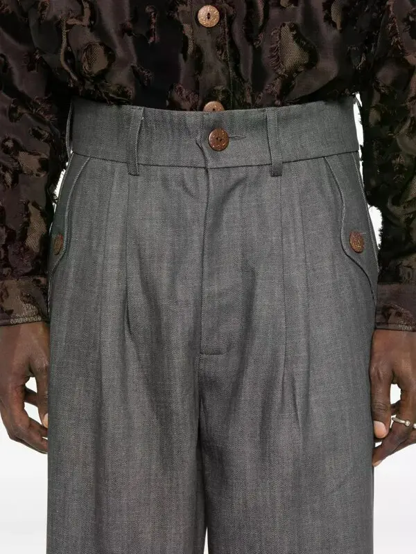 LABRUM Pleated Pocket Pants